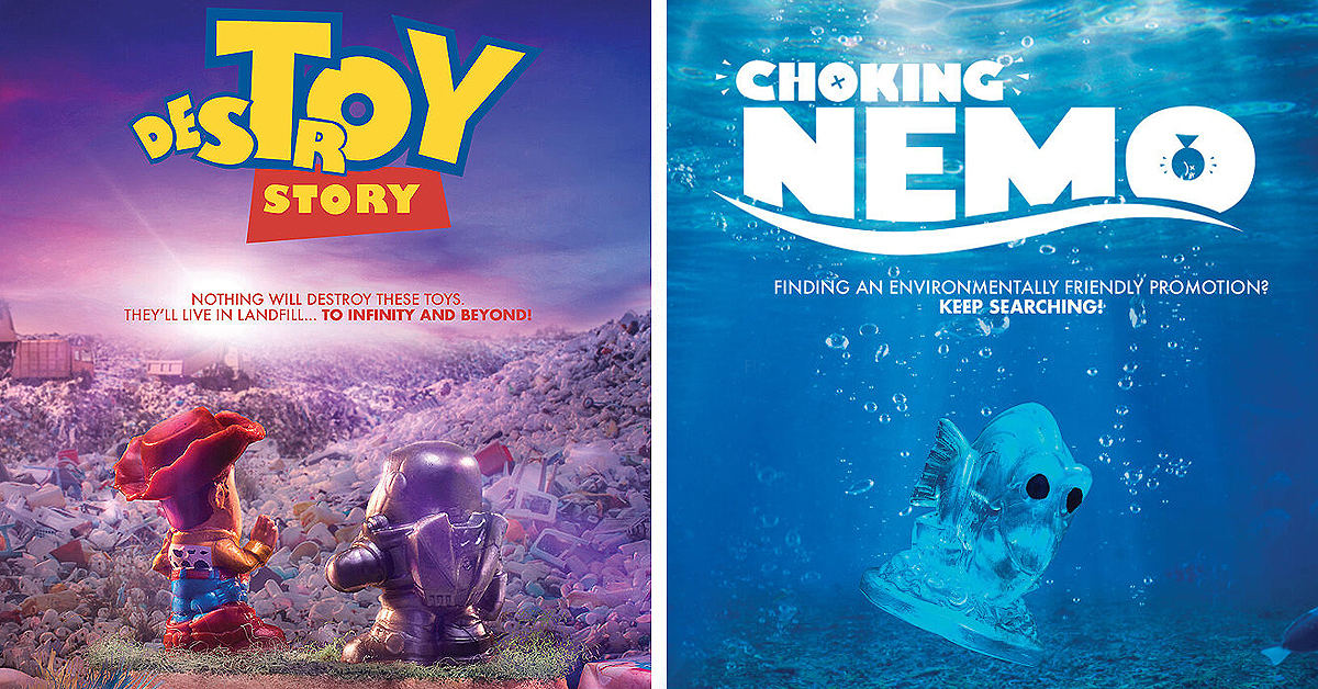 Artists Recreate Movie Scenes to Fight Plastic Pollution | IE