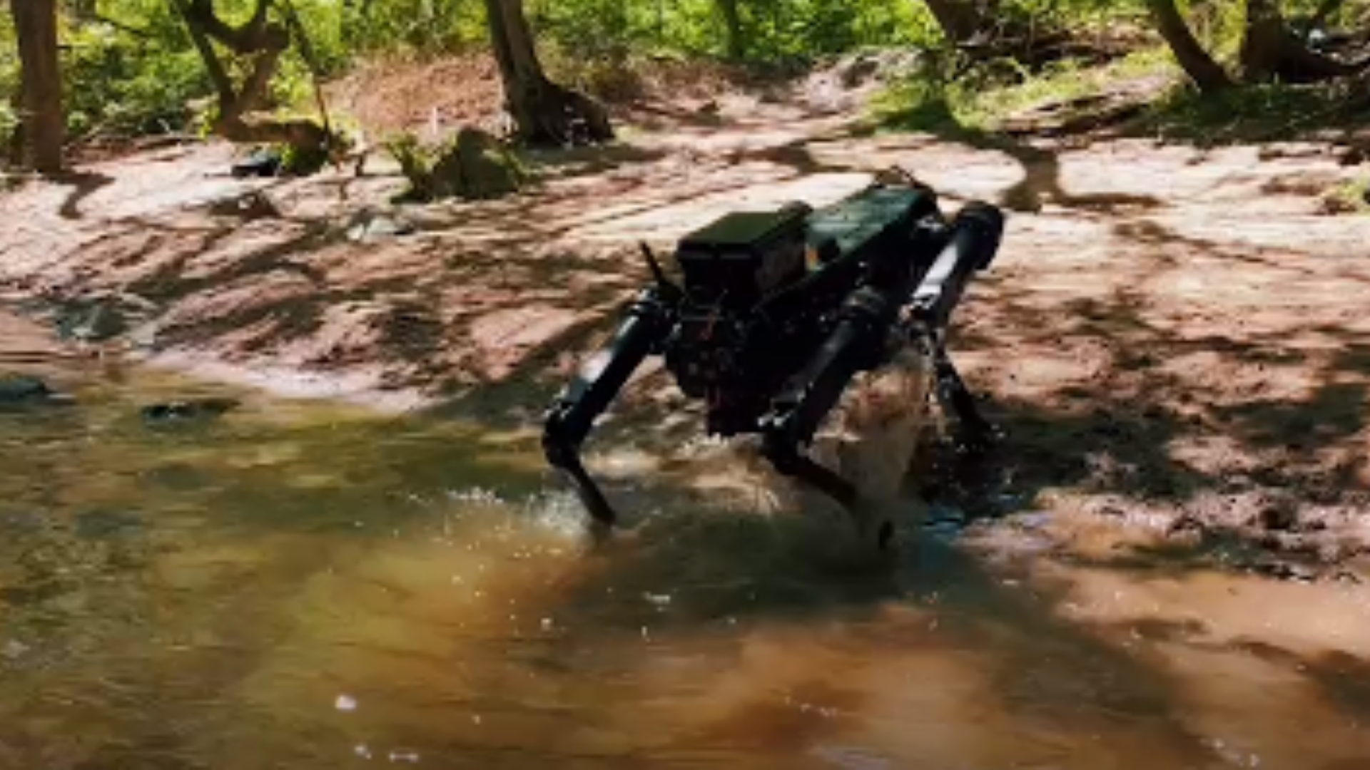US military's robot dogs can swim with this tail accessory