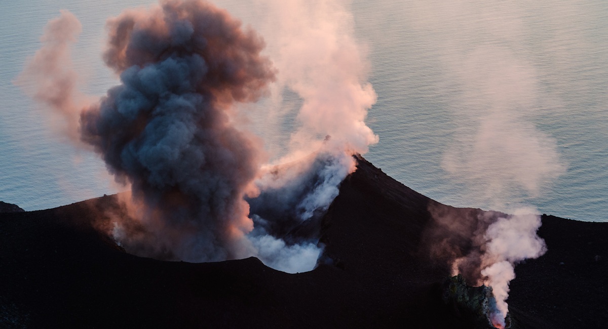 Incredible Footage Has Emerged from the Stromboli Volcanic Eruption